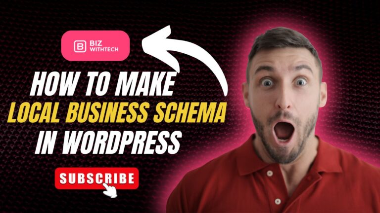 How to Make Local Business Schema and add in WordPress?